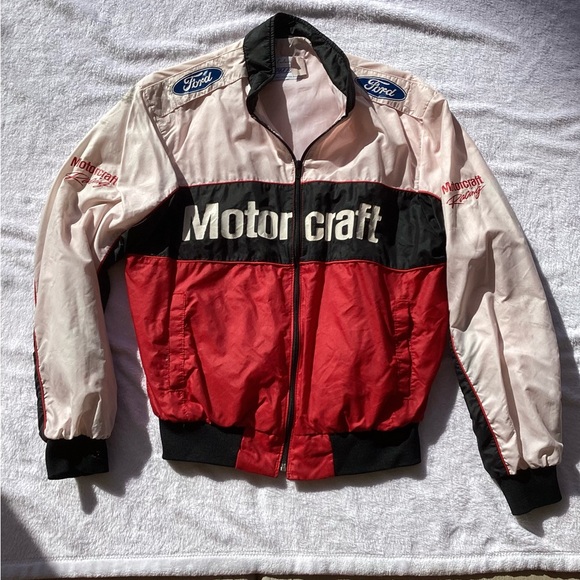 Ford | Jackets & Coats | Vintage Ford Motorcraft Racing Zip Up Team ...
